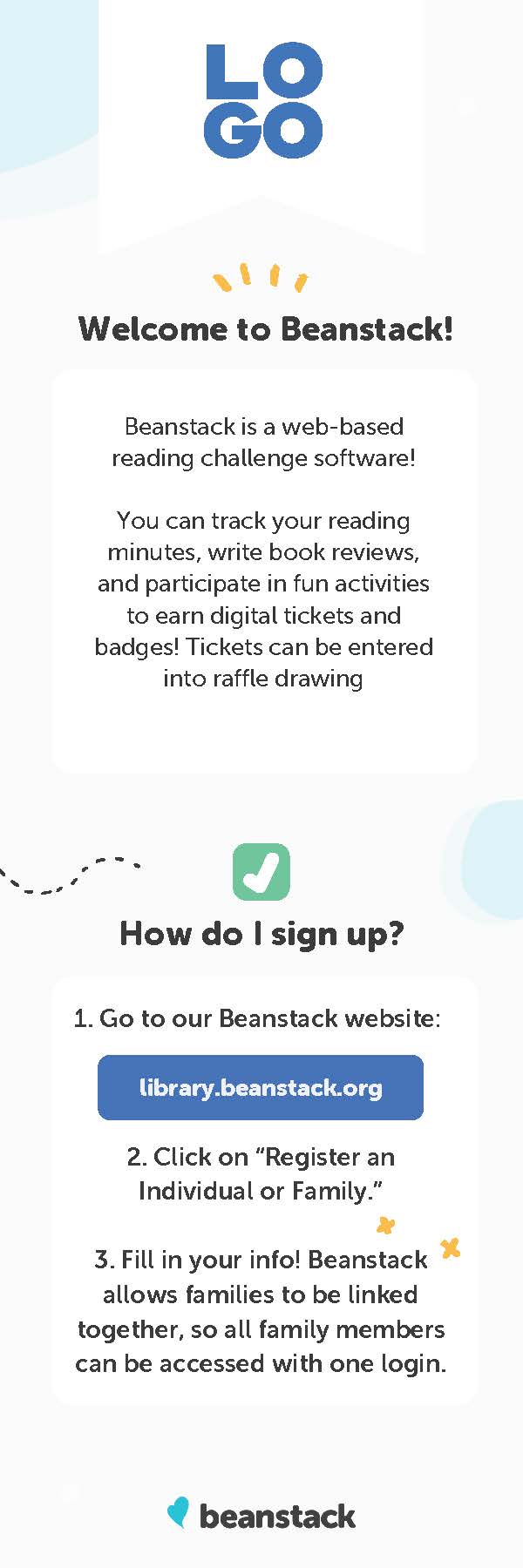 Customizable Beanstack bookmark – Beanstack Help Center