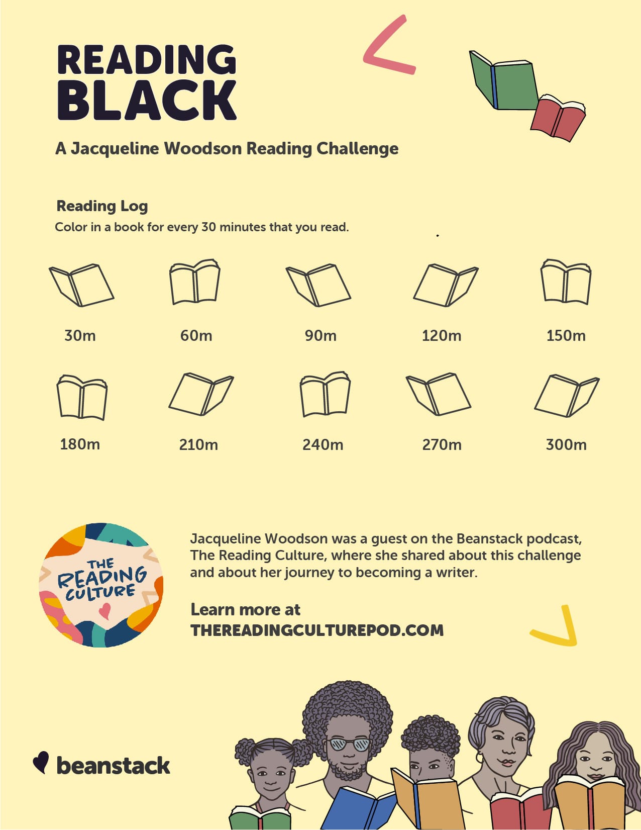 Reading Black: A Jacqueline Woodson Reading Challenge – Beanstack Help ...