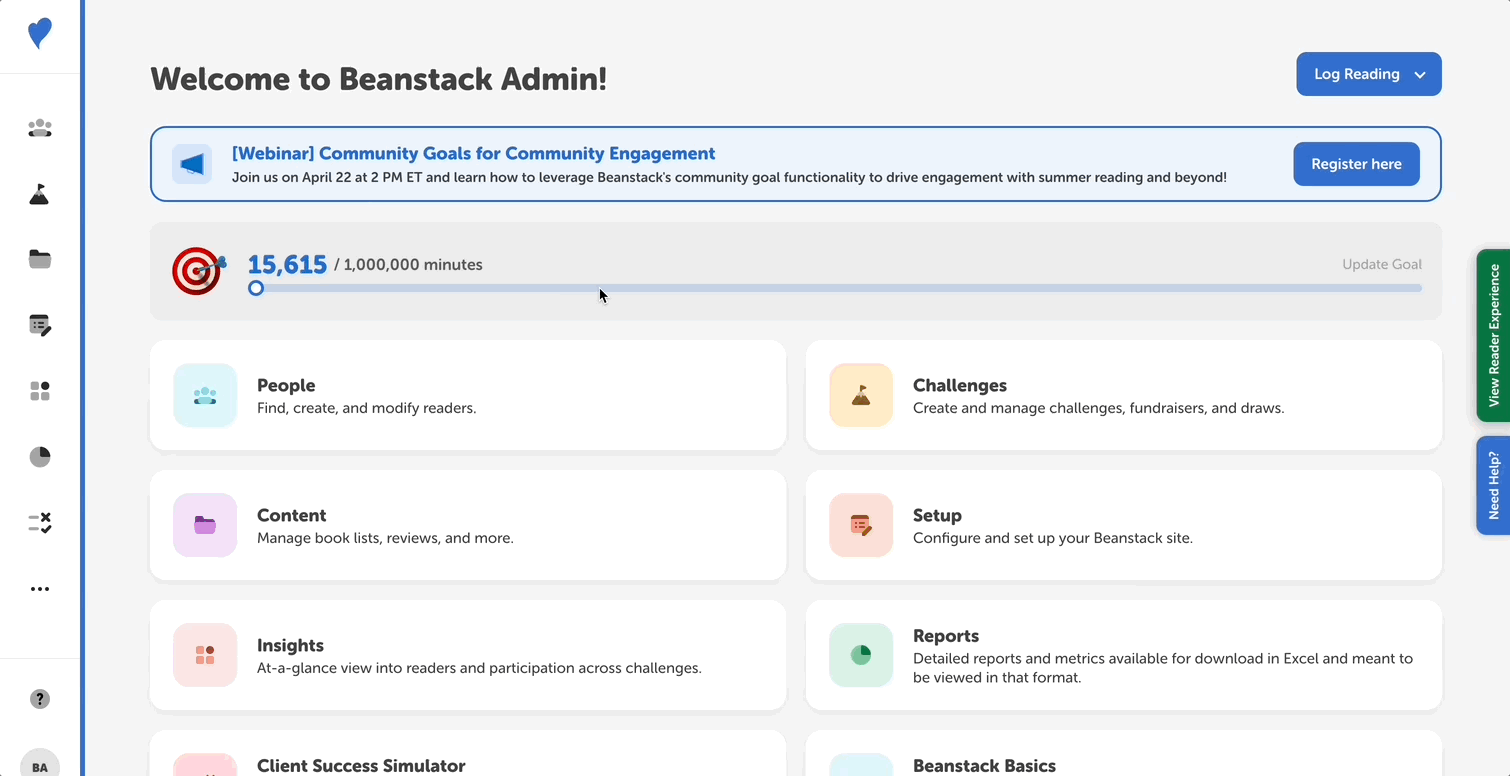 How to view offline reader participation data using reports – Beanstack ...