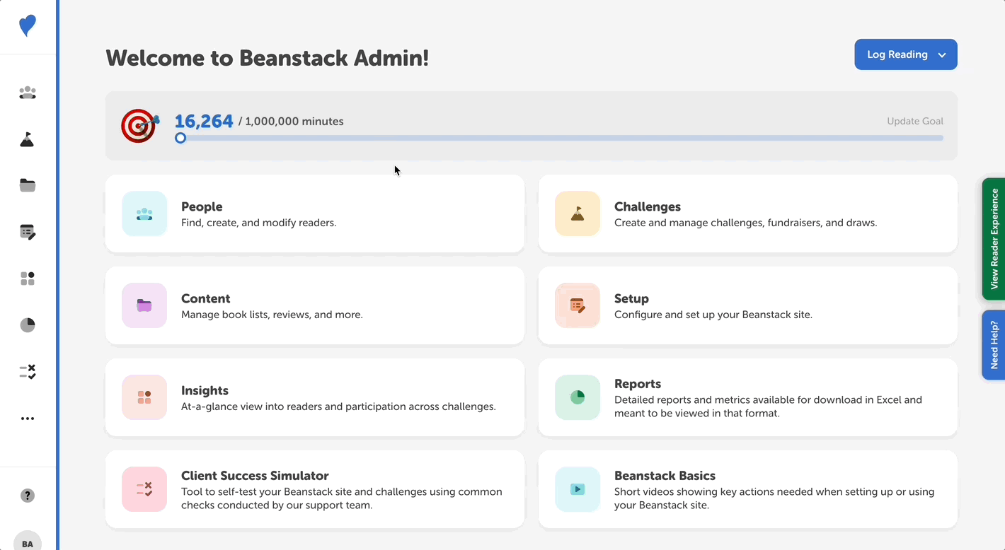 Libraries: How to customize your Insights dashboard – Beanstack Help Center