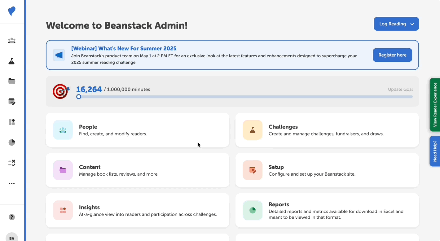 How to add announcements to readers’ personalized emails – Beanstack ...