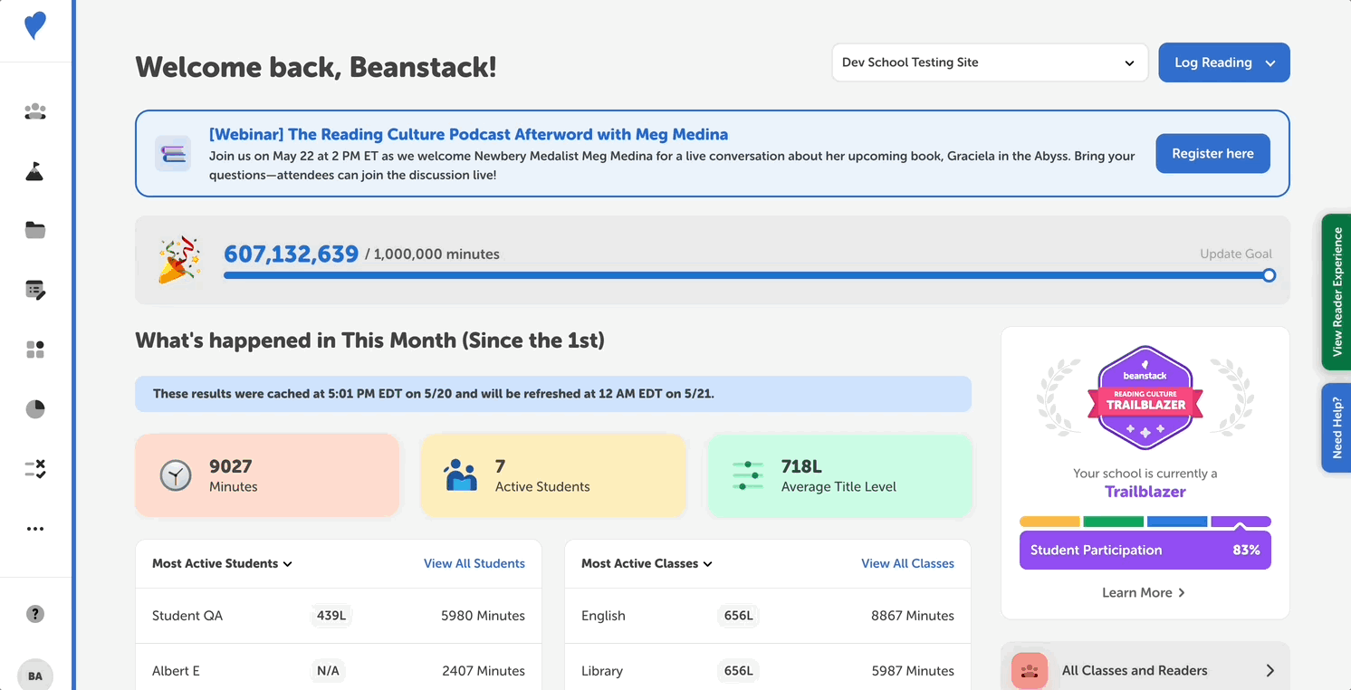 How to log activities for a student – Beanstack Help Center