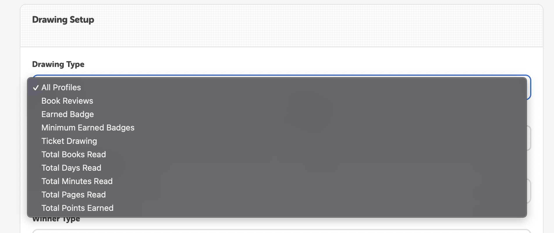 How to set up a drawing – Beanstack Help Center