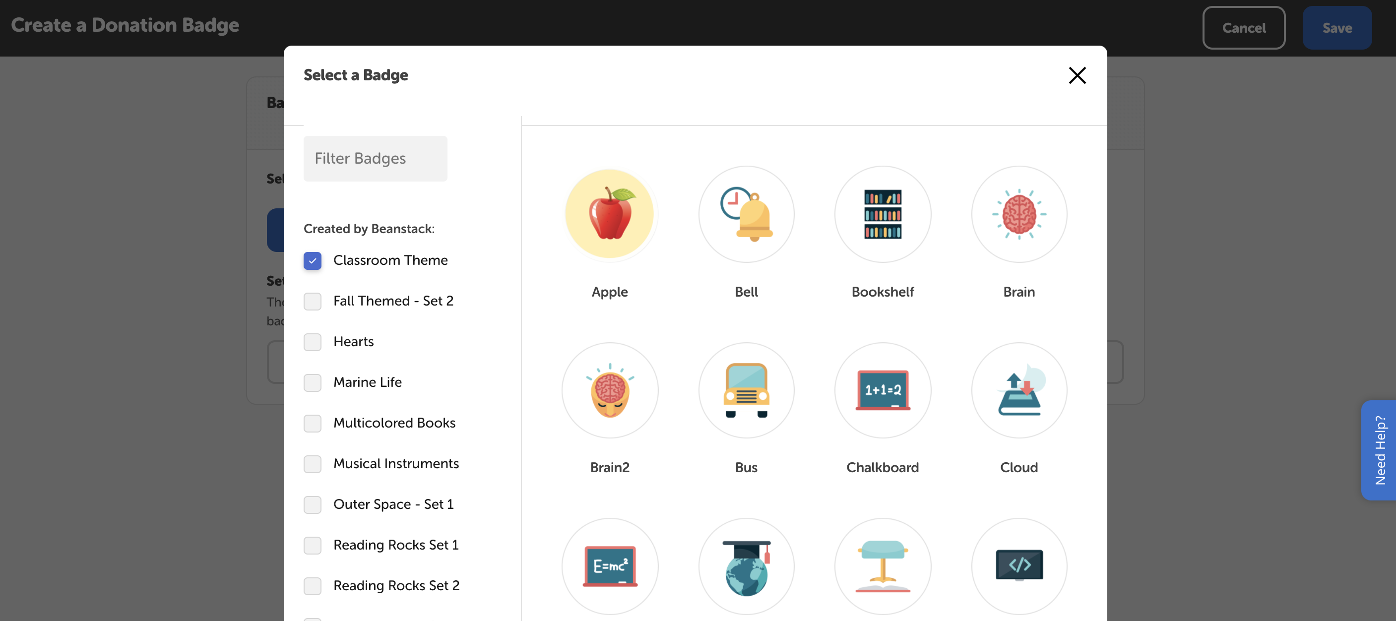 How to create and edit donation badges – Beanstack Help Center