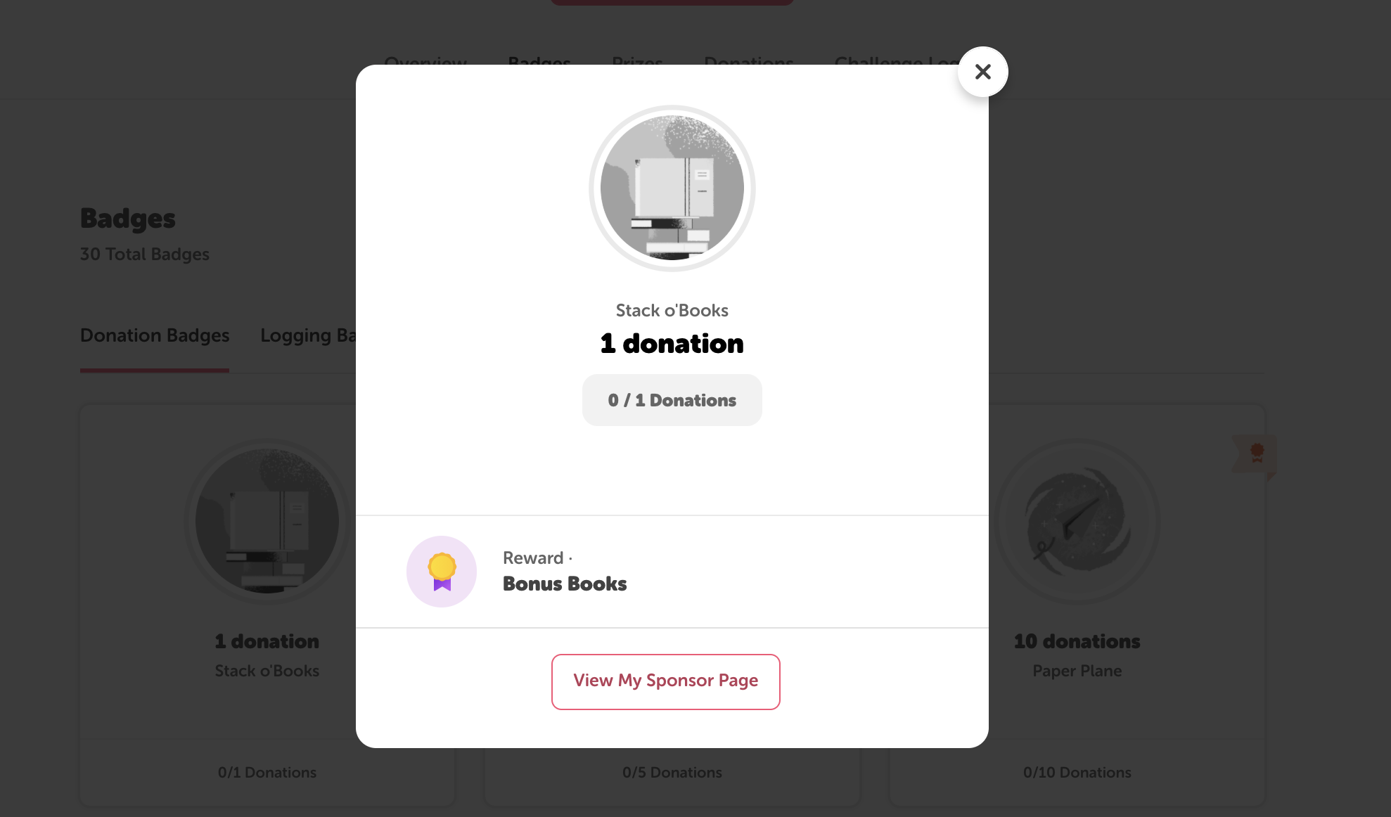 How to create and edit donation badges – Beanstack Help Center