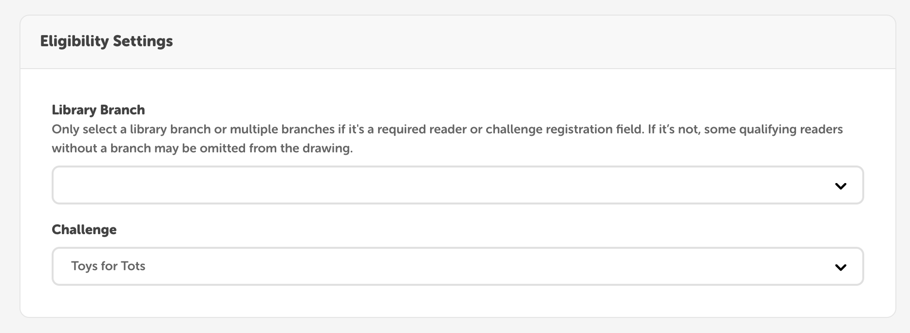 How to set up a drawing – Beanstack Help Center